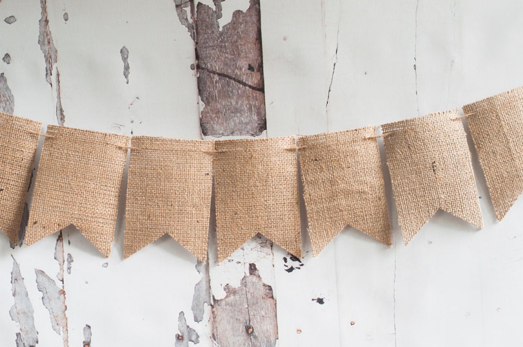 12 Flag D.I.Y. Burlap Banner Burlap Banner Kit Plain Burlap - Etsy