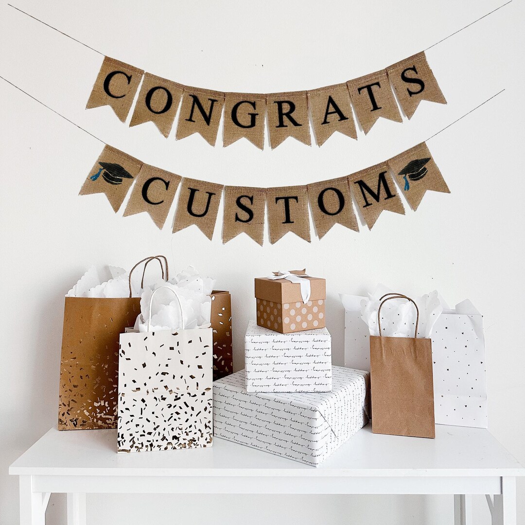 Graduation Banner, Personalized Graduation Decorations, Congrats Grad ...