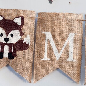 Fox Banner Fox Personalized Banner Personalized Name Banner | Etsy