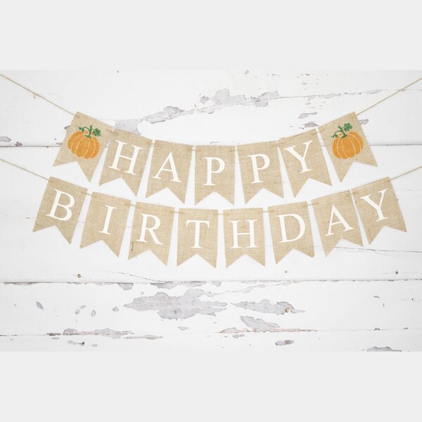 Pumpkin Banner - Etsy