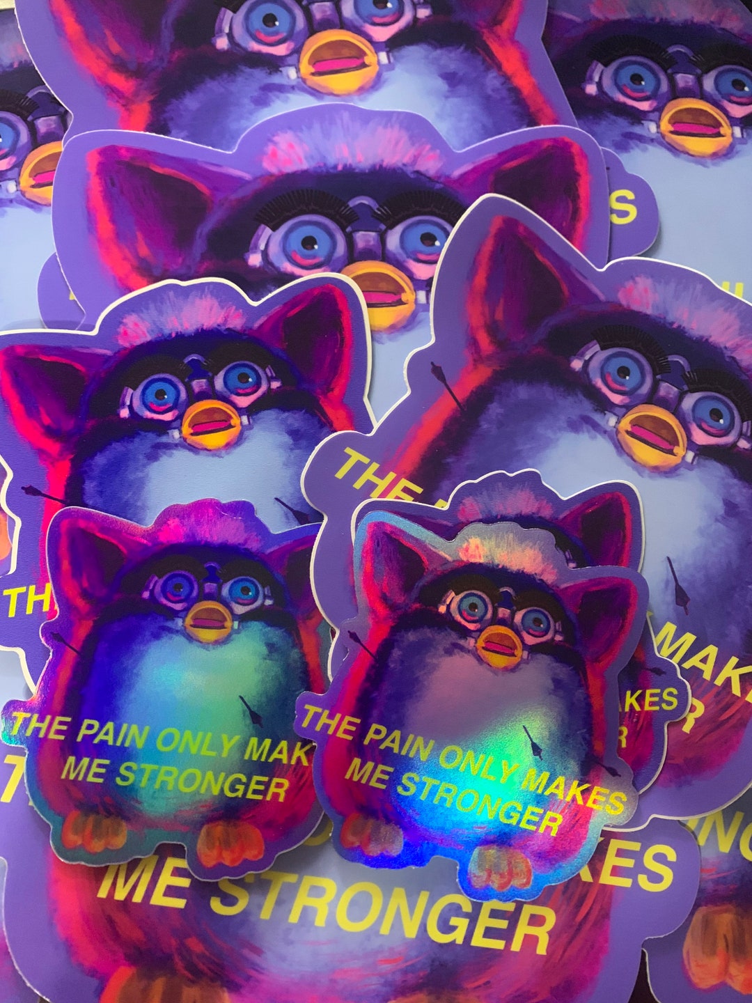 PAIN - Gloss Vinyl Sticker - Etsy