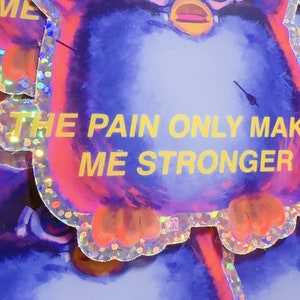 PAIN - Gloss Vinyl Sticker - Etsy