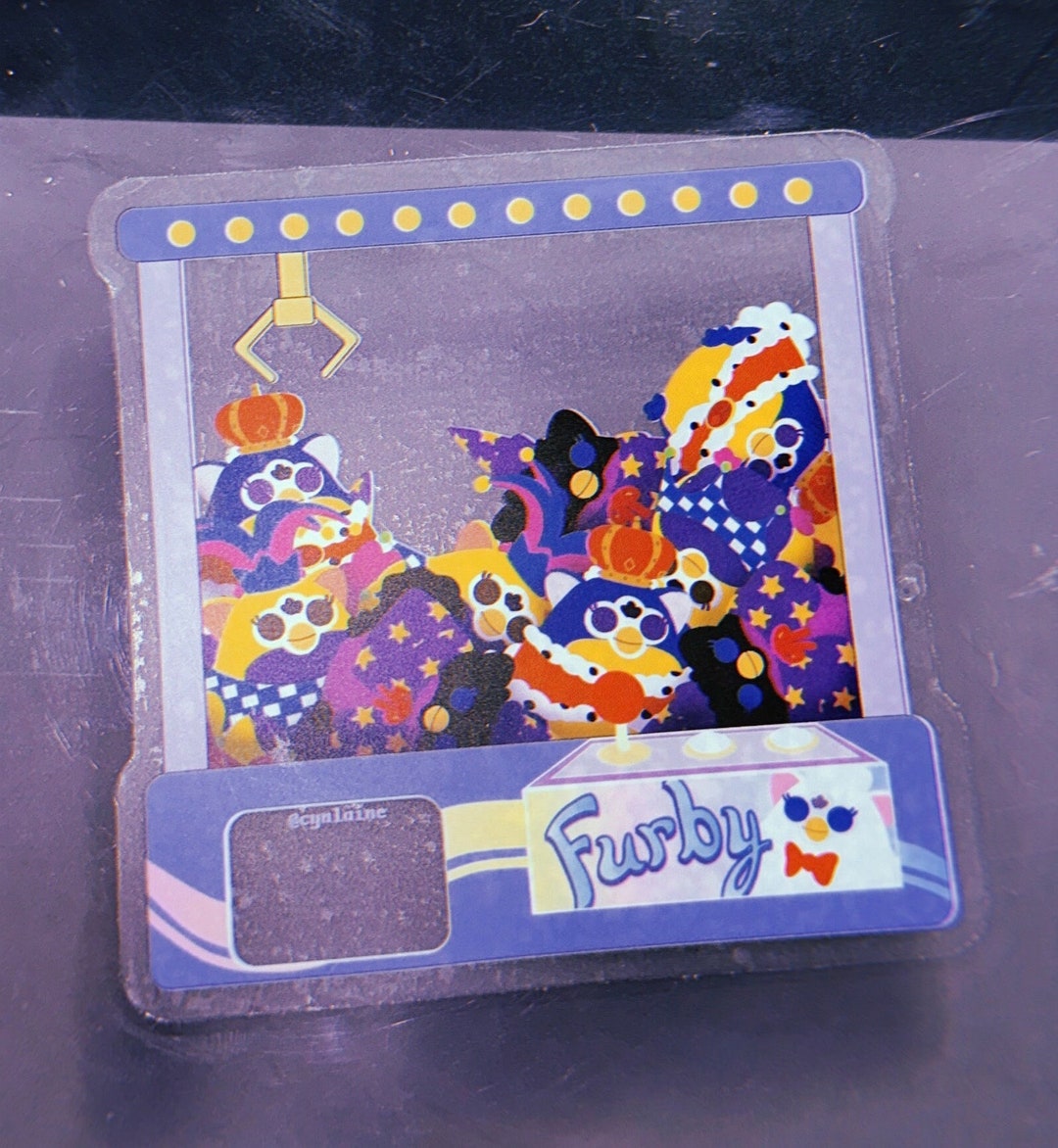 FURBY CRANE MACHINE - 3” Matte Clear Vinyl Sticker - Etsy