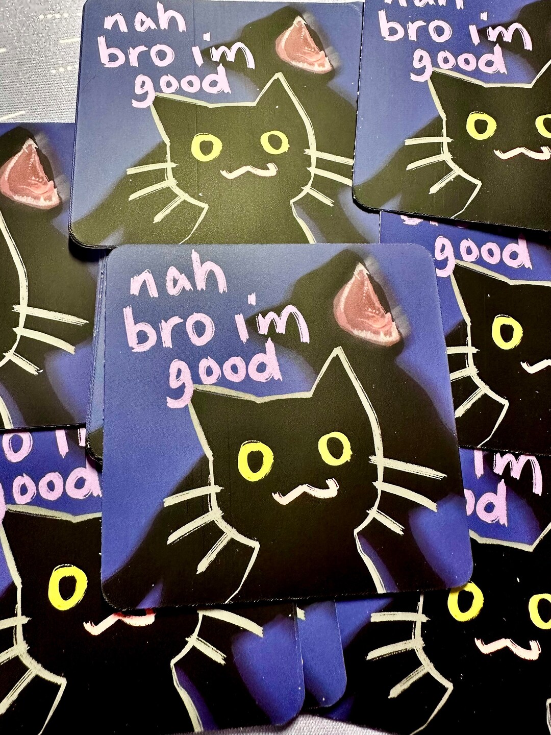 Nah Bro I’m Good - Matte 3” Vinyl Sticker - Etsy