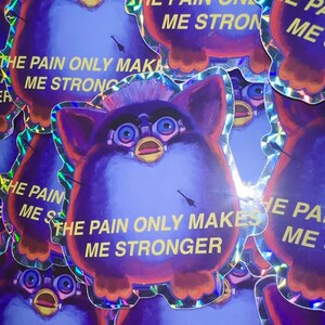 PAIN - Gloss Vinyl Sticker - Etsy