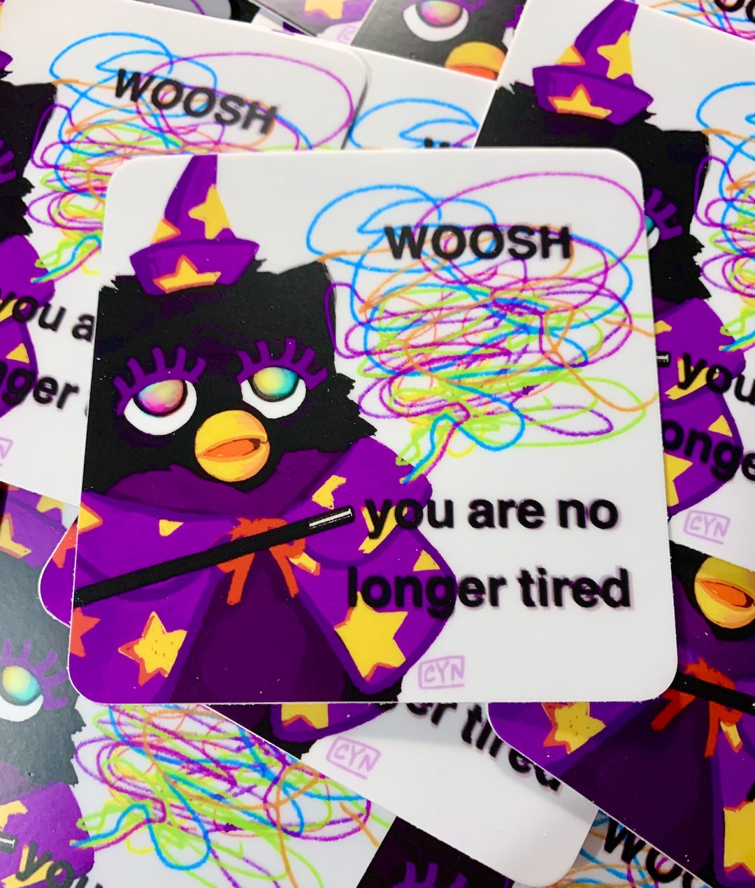 WOOSH - 3” Matte Vinyl Sticker - Etsy