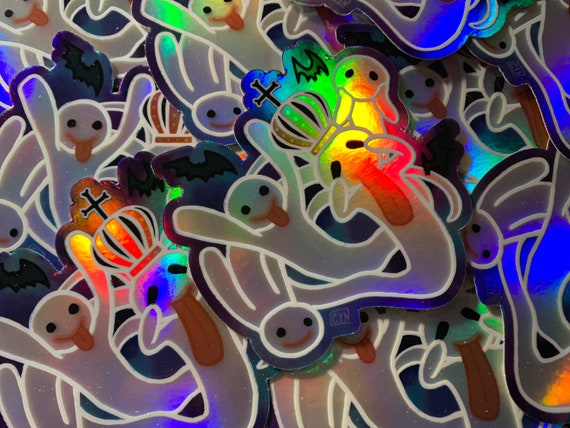 ホロ HOLLOW 3 Holographic Vinyl Sticker - Etsy