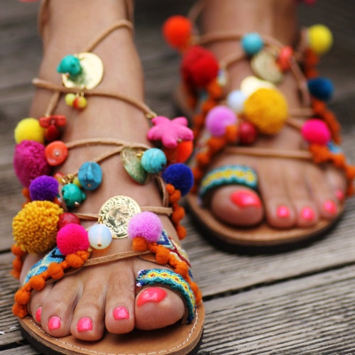 WANDERLUST Sandals Greek Leather Sandals Women Leather | Etsy