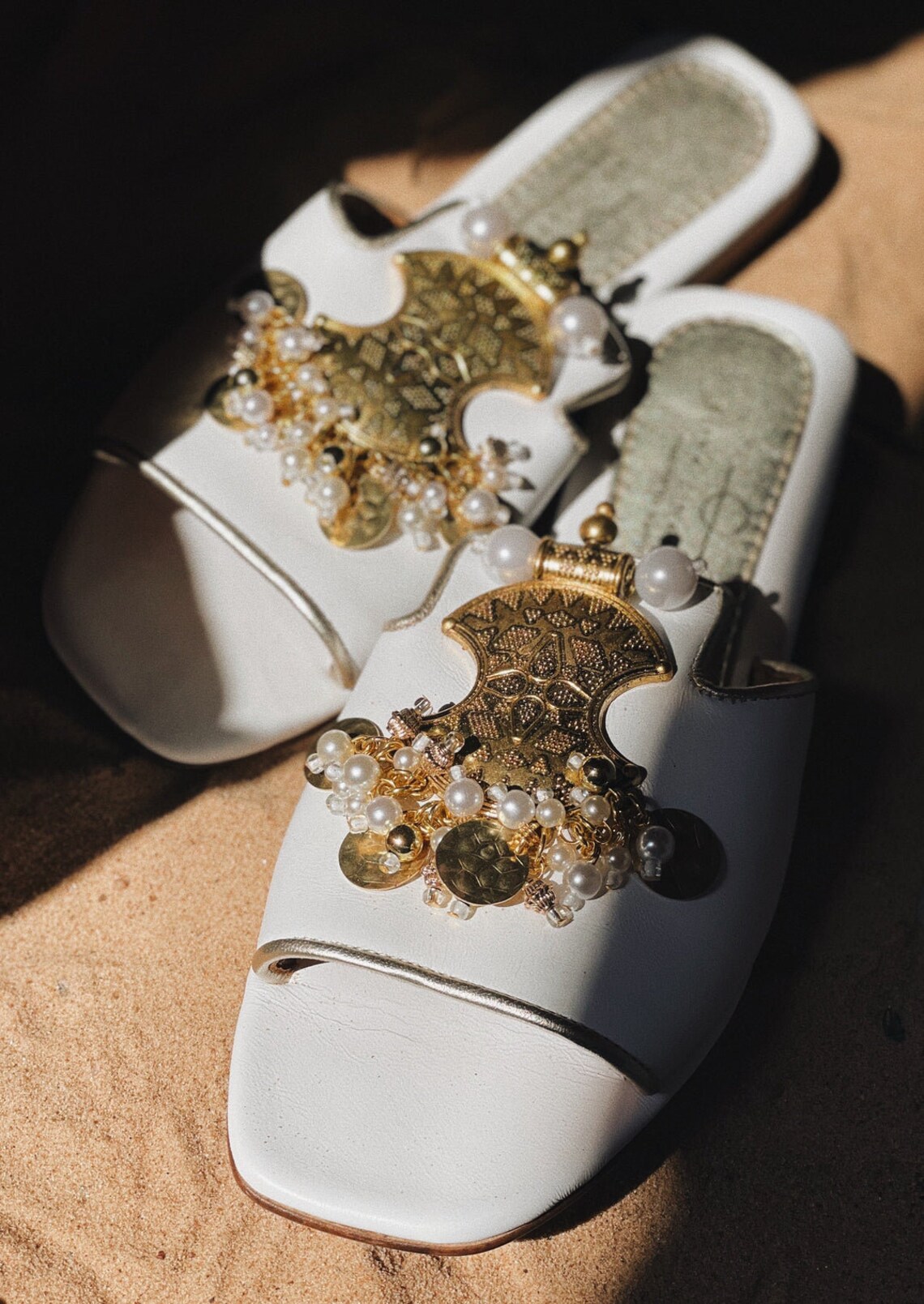 Sandals cleopatra White handmade to Order - Etsy