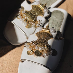 Sandals cleopatra White handmade to Order - Etsy