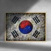 Flag of South Korea, Hand Painted Korean Flag Made in Unique Layered ...