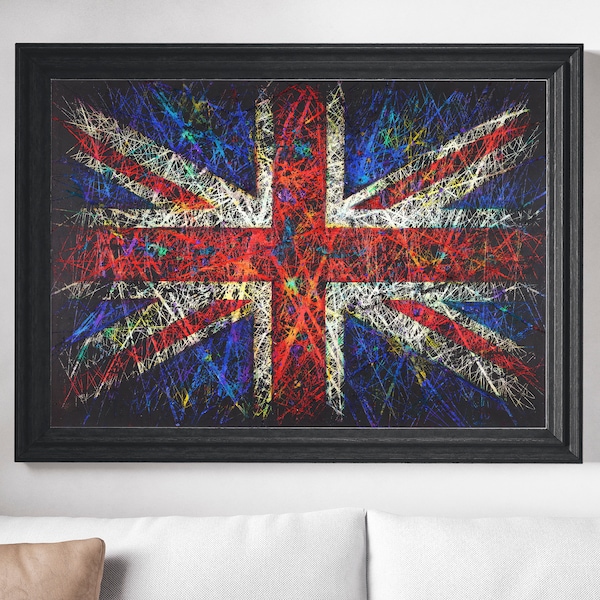 Union Jack Painting - Etsy
