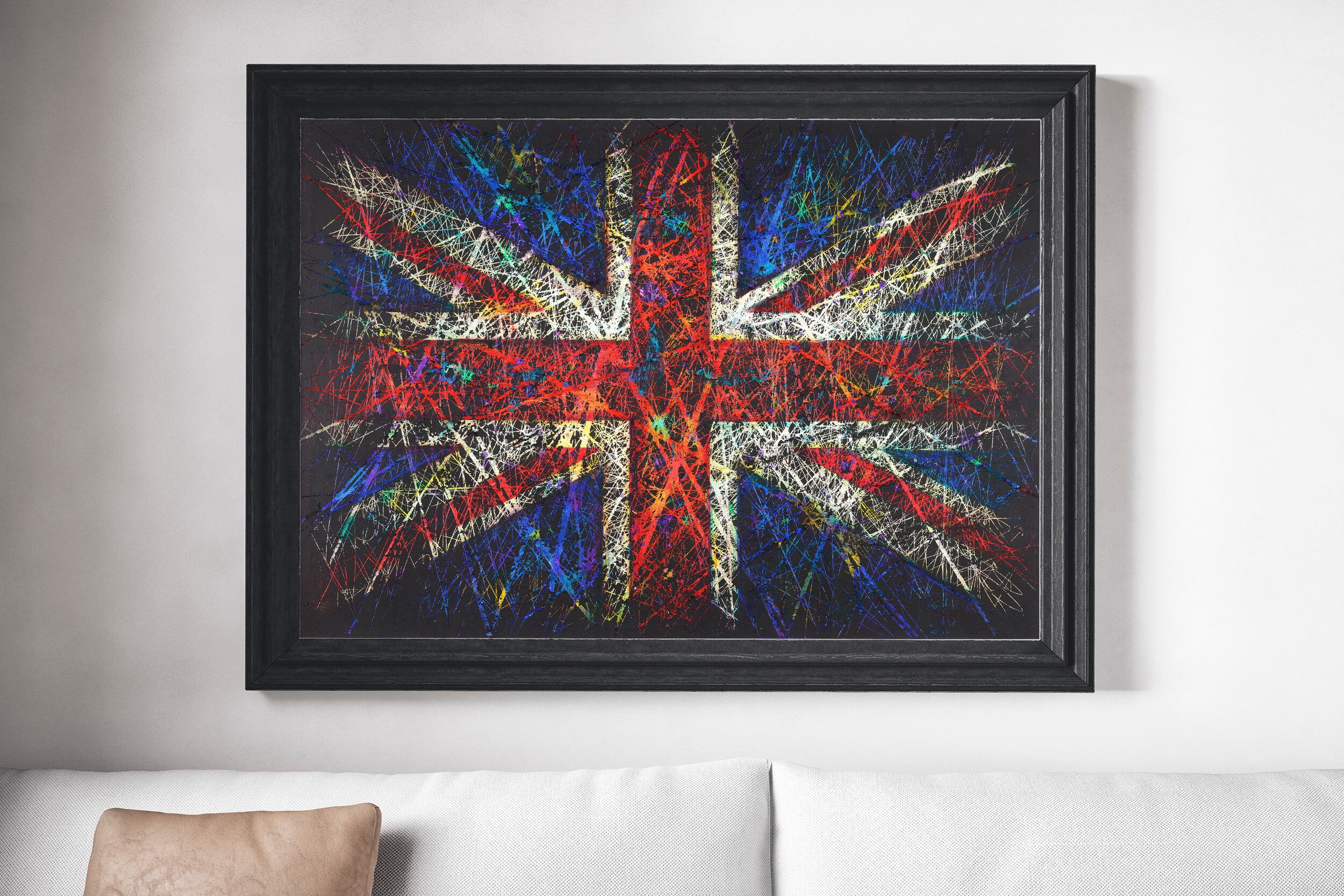 British Flag Painting