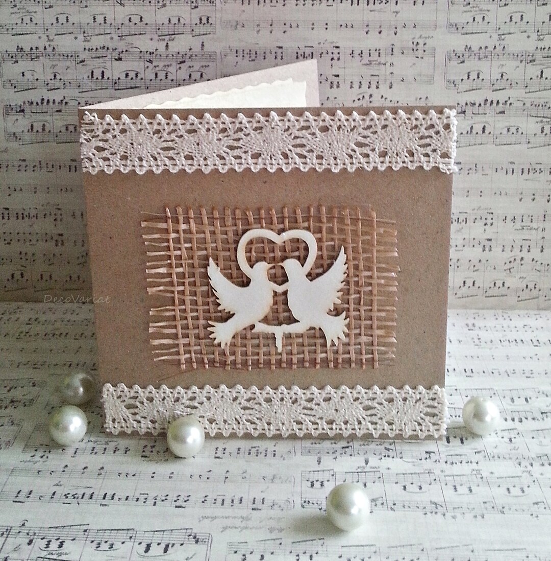 Wedding Day Card, Rustic Wedding Day Card, Engagement Card - Etsy UK