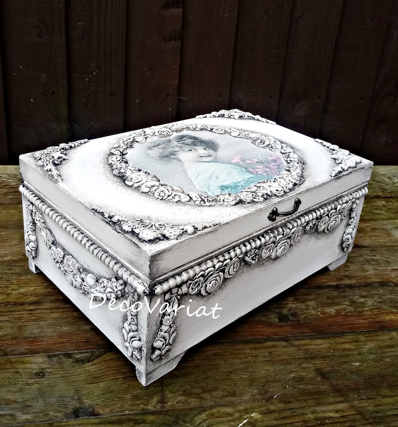 Shabby Chic Jewellery Box, Large Jewellery Box, Gift for Her - Etsy