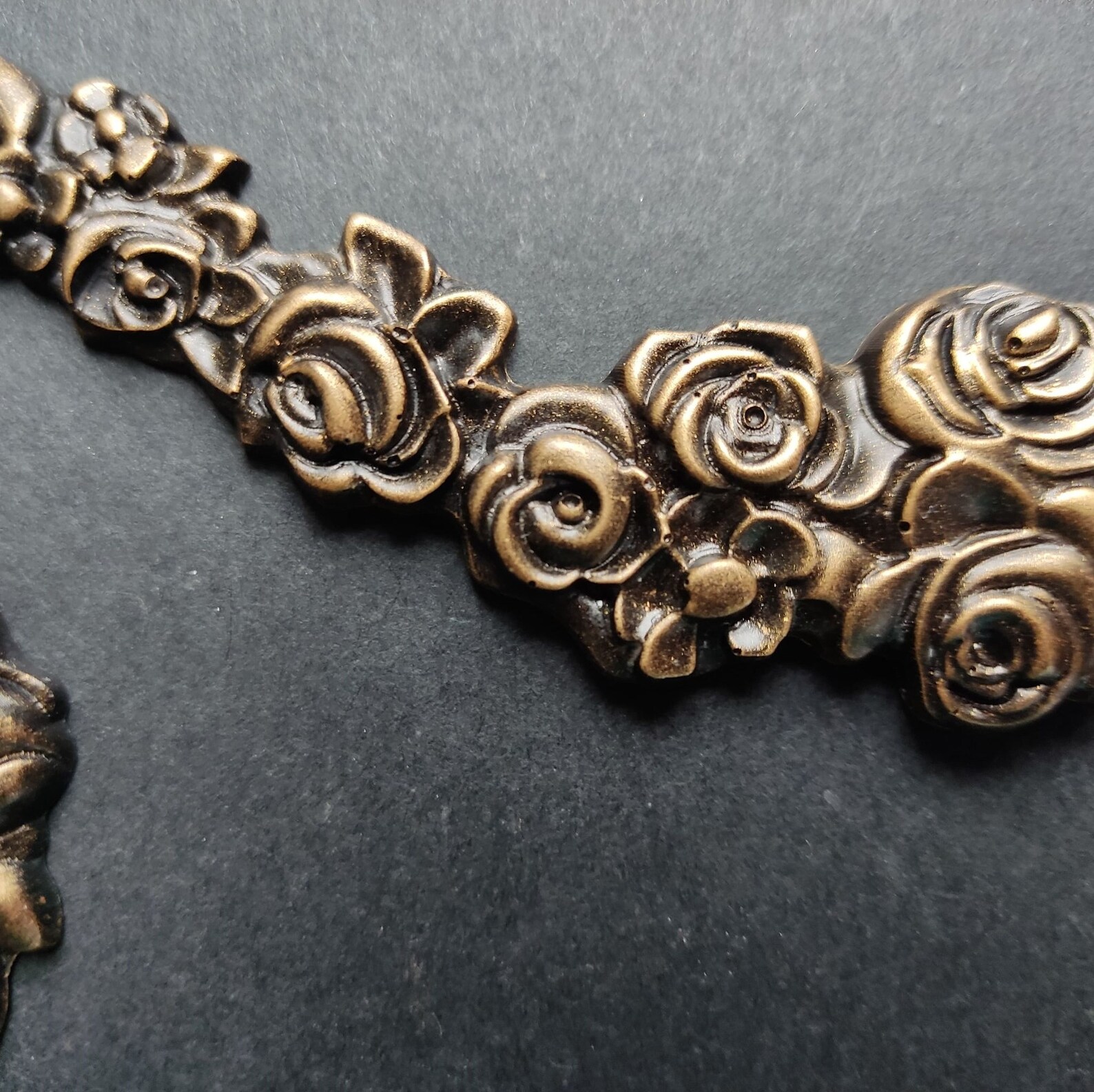 Rose Swag Furniture Applique Floral Swag Furniture Decor - Etsy