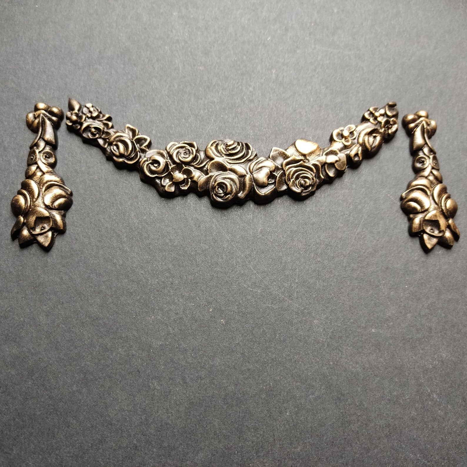 Rose Swag Furniture Applique Floral Swag Furniture Decor - Etsy