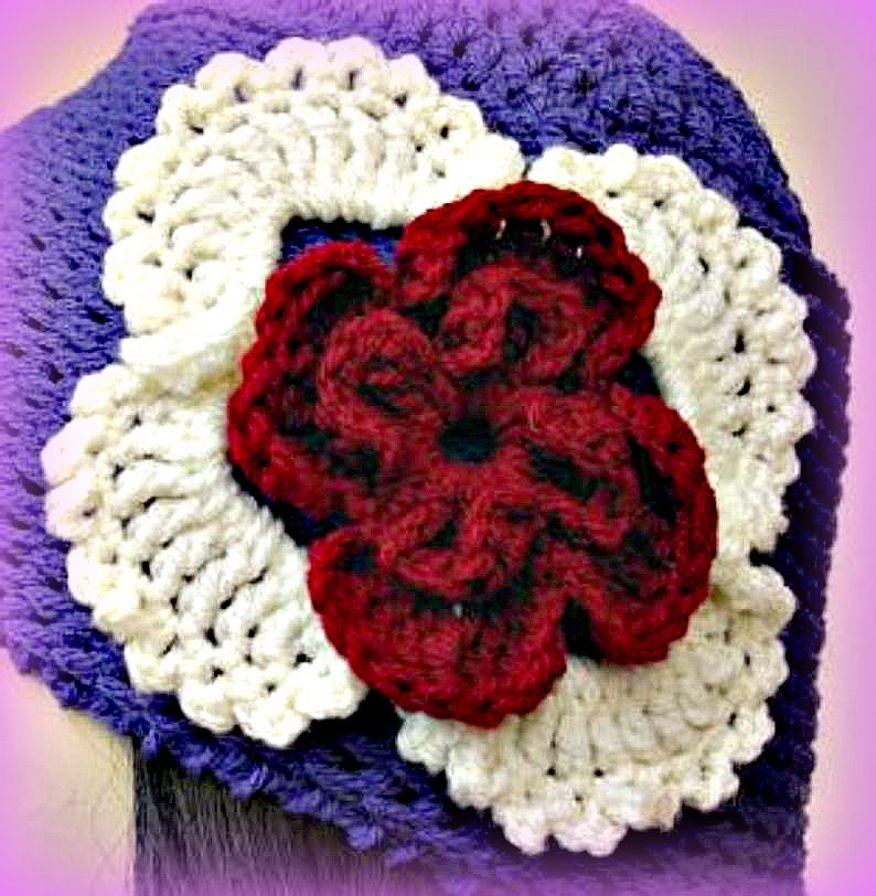 4 Petals Flower PDF PATTERN - Etsy