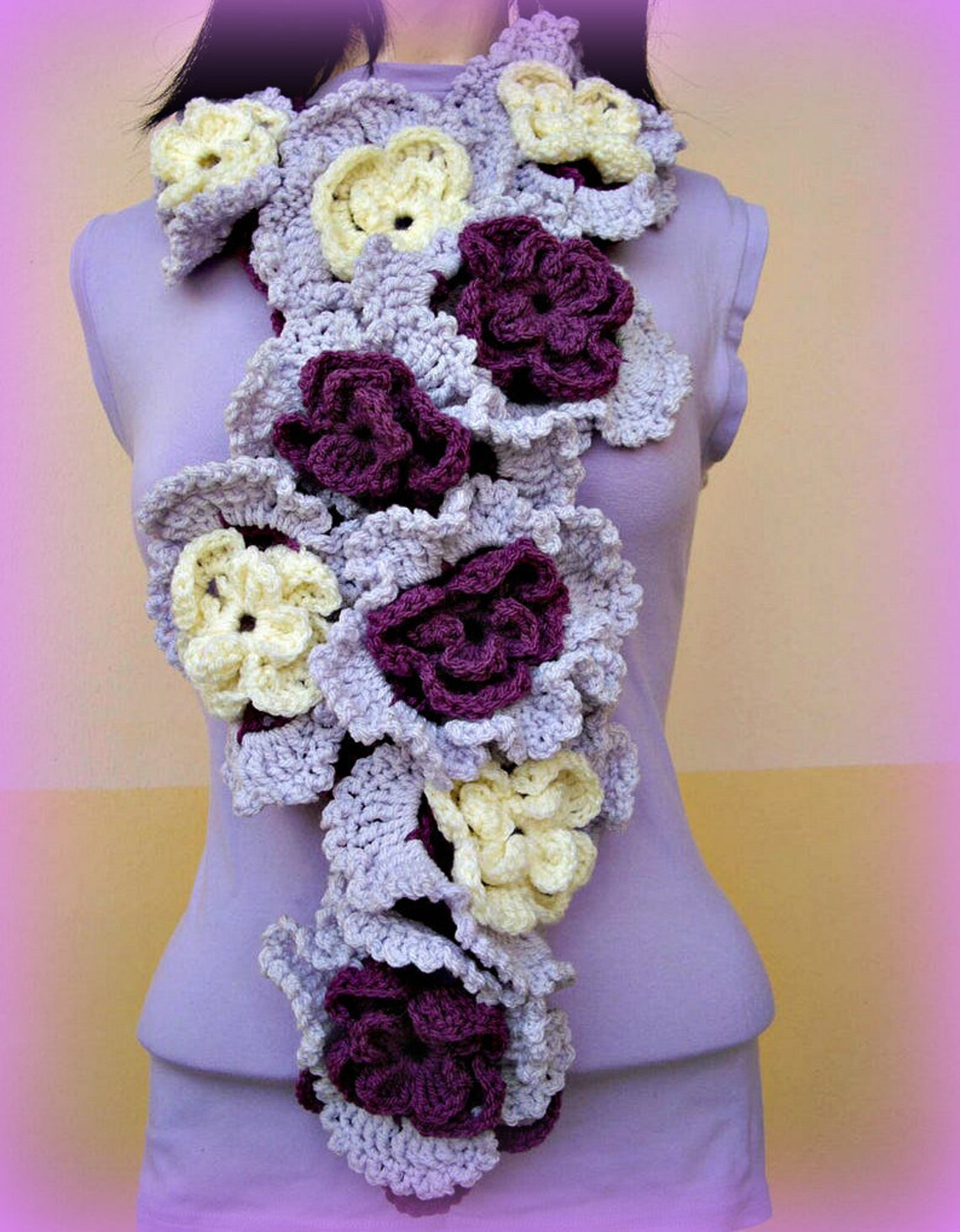 4 Petals Flower PDF PATTERN - Etsy