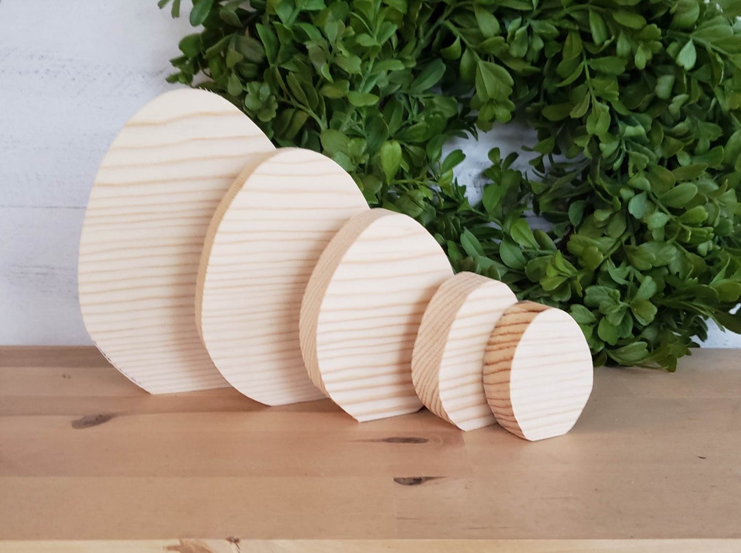 6-egg 1 to 1/4" Chunky Thick Cut Out Spring Craft Supply for Tiered ...