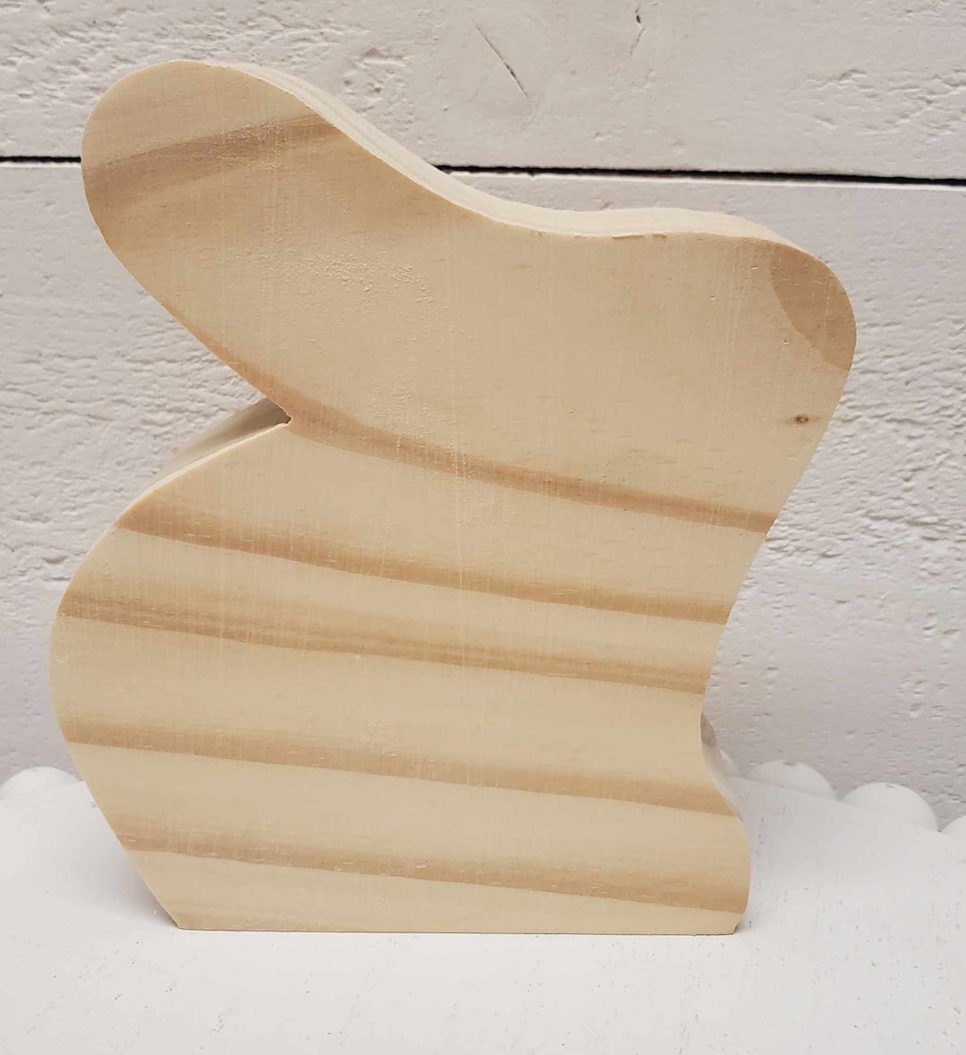 Chunky Bunny Rabbit, Set of 6 Unfinished Wood Cut Out Blanks for Tiered ...