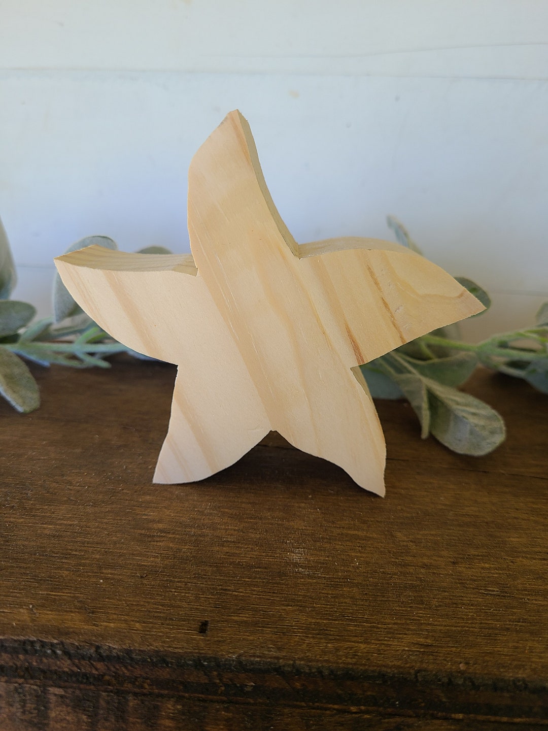 6 Starfish 3/4 Inch Thick Cut Out Great for Summer Tiered Tray Party ...