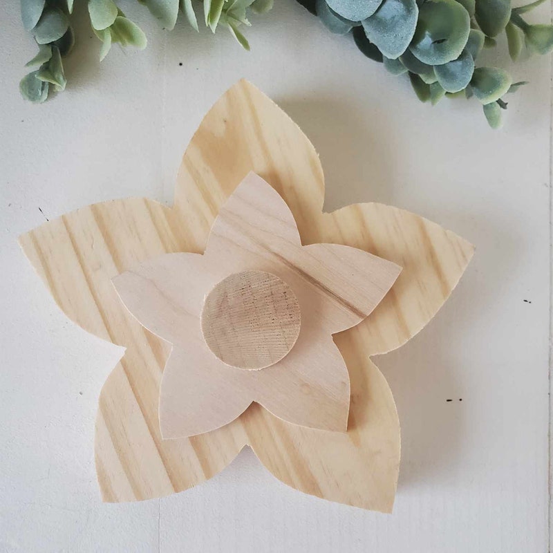 Wood Flower Shapes - Etsy