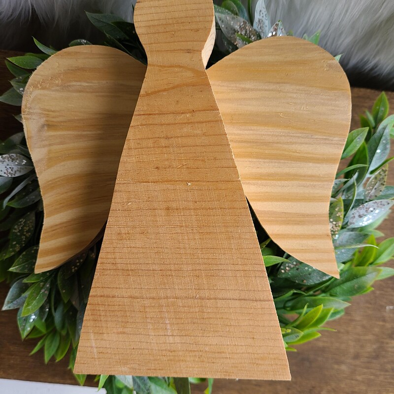 Painted Wood Angel - Etsy