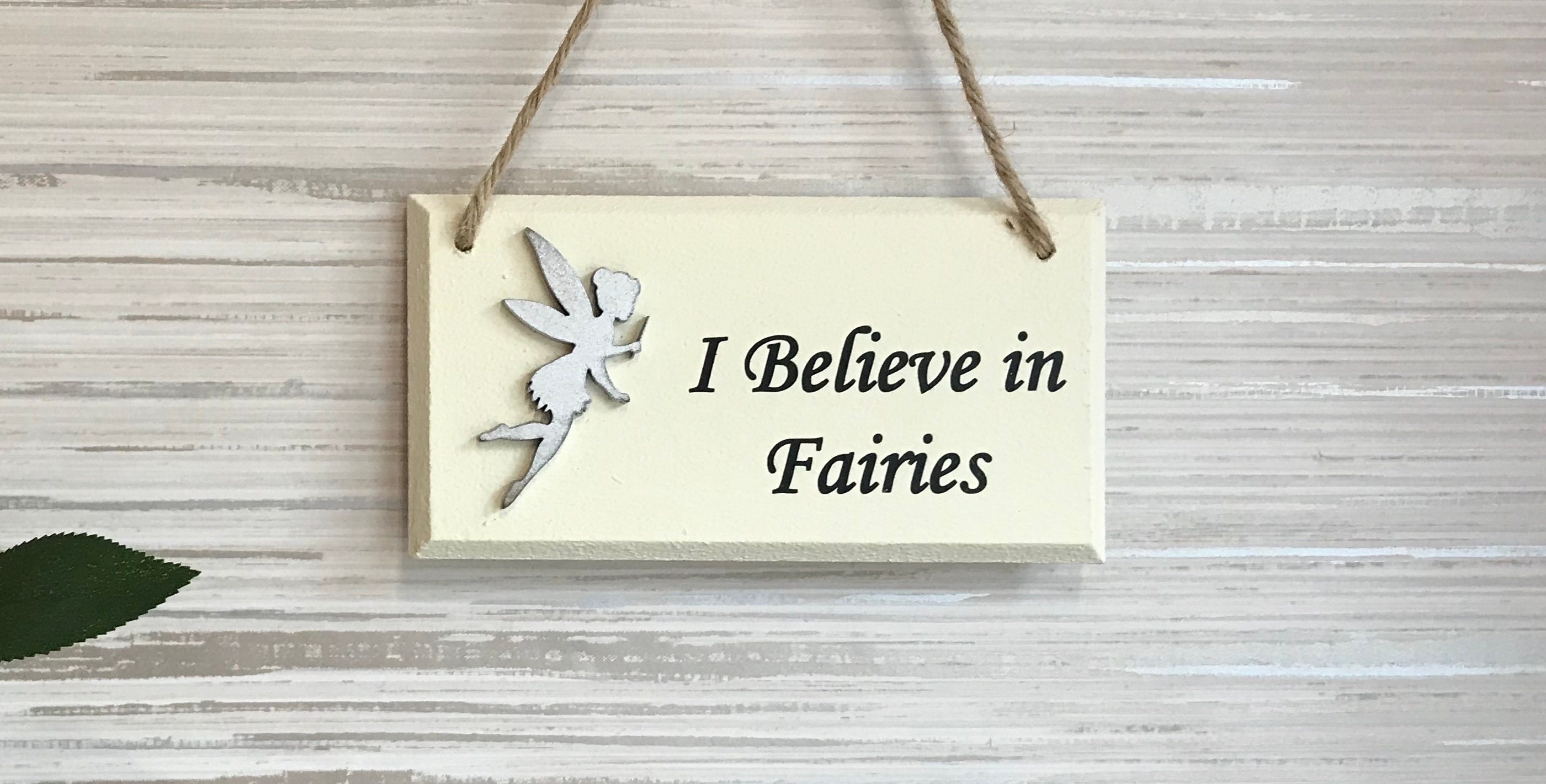 I Believe in Fairies Wall Art Wall Hanging Signs Fairies - Etsy