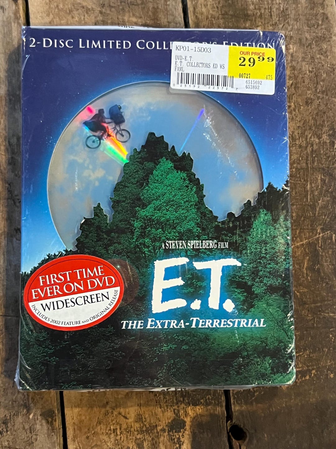 E.T. the Extra Terrestrial ( DVD 1982 ) - NOS - New Sealed - 2 Disc ...