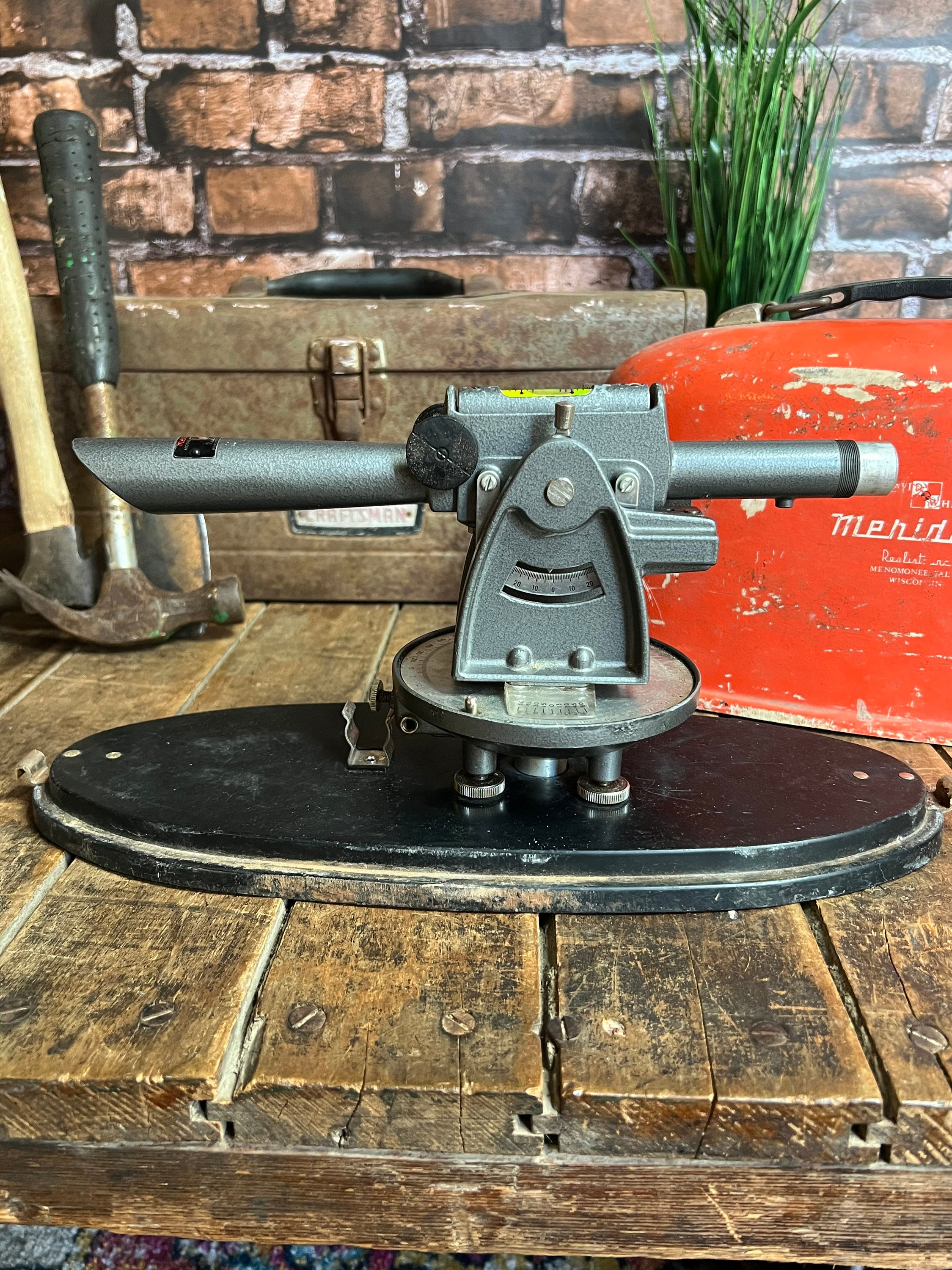 Vintage 1960s David White Meridian Transit Level in Original Case ...