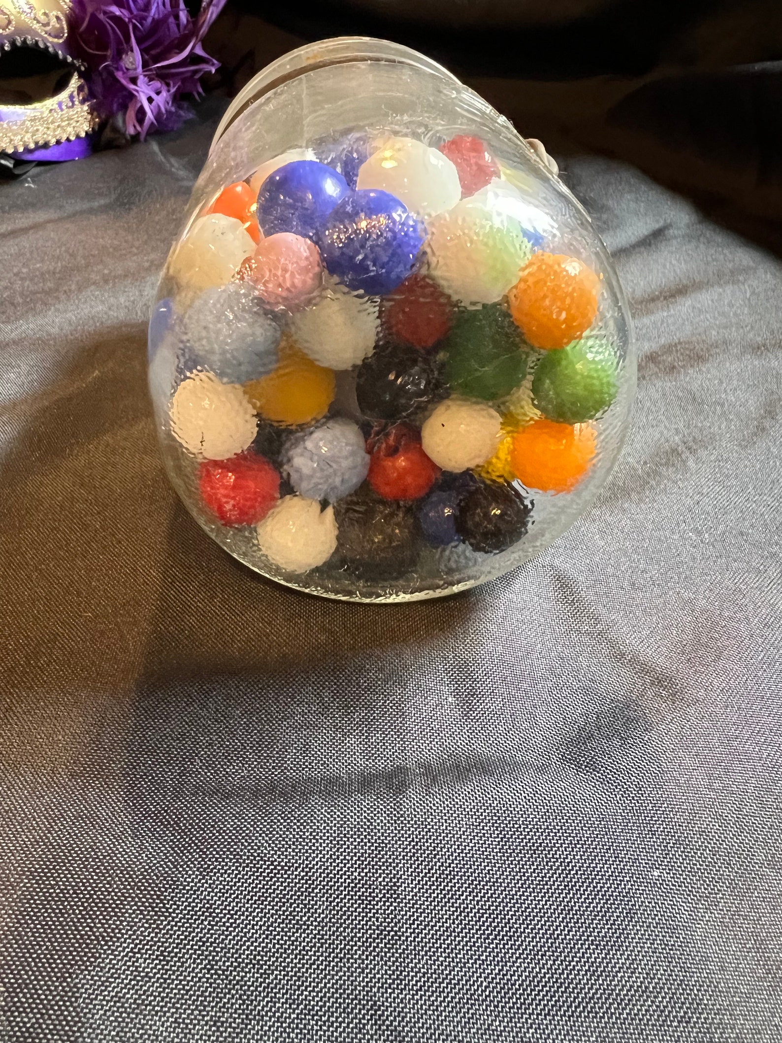 Vintage Atlas E-Z Seal Mason Jar Pint With Lid & Wire Bail Filled With ...