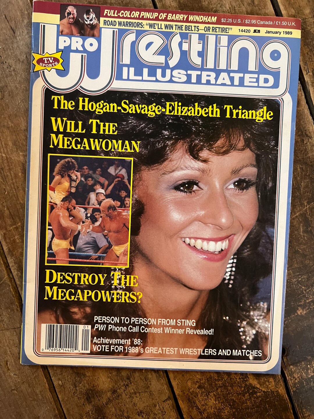 Pro Wrestling Illustrated Magazine - January 1989- WWF WWE - Miss ...