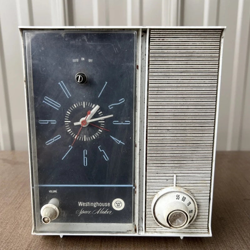 1960s Clock Radio - Etsy