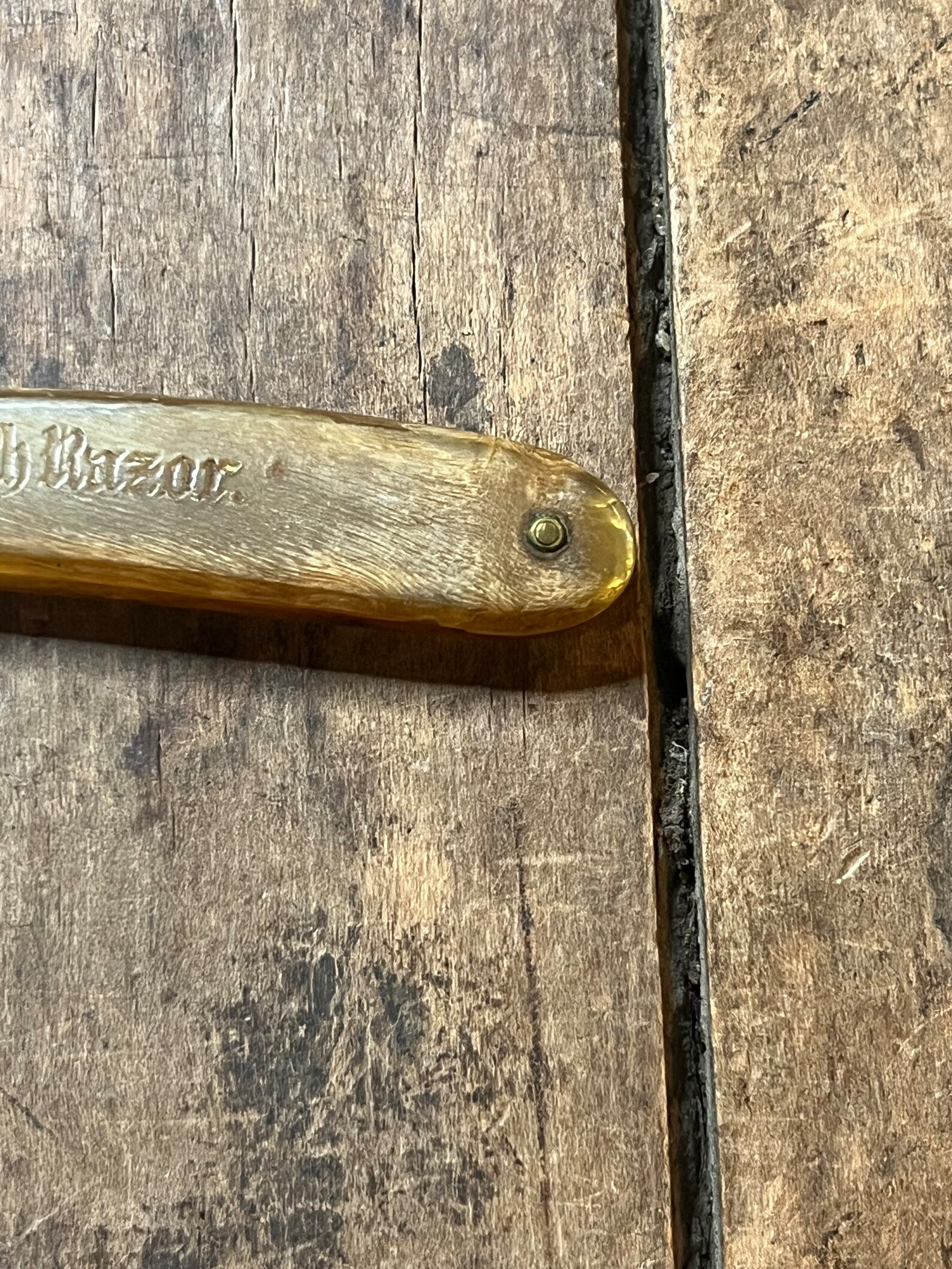 Antique 1800s the Old English Razor Made by the Manhattan Cutlery ...