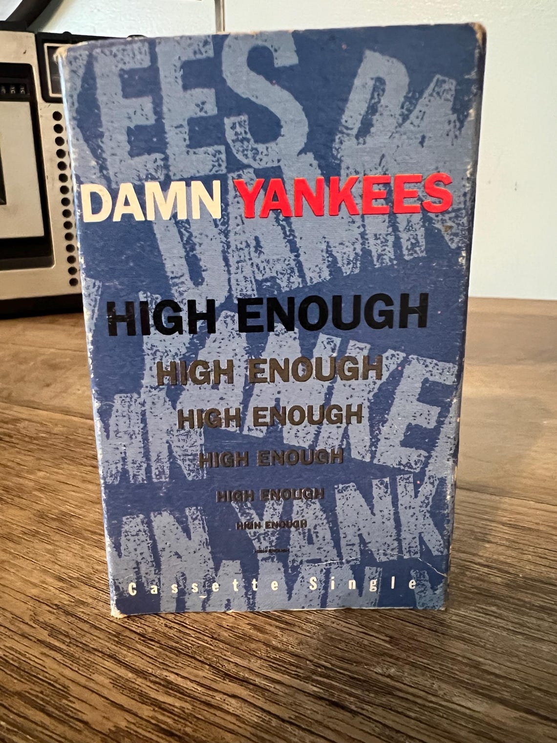 Vintage 1990 Damn Yankees "high Enough" Cassette Tape - Etsy