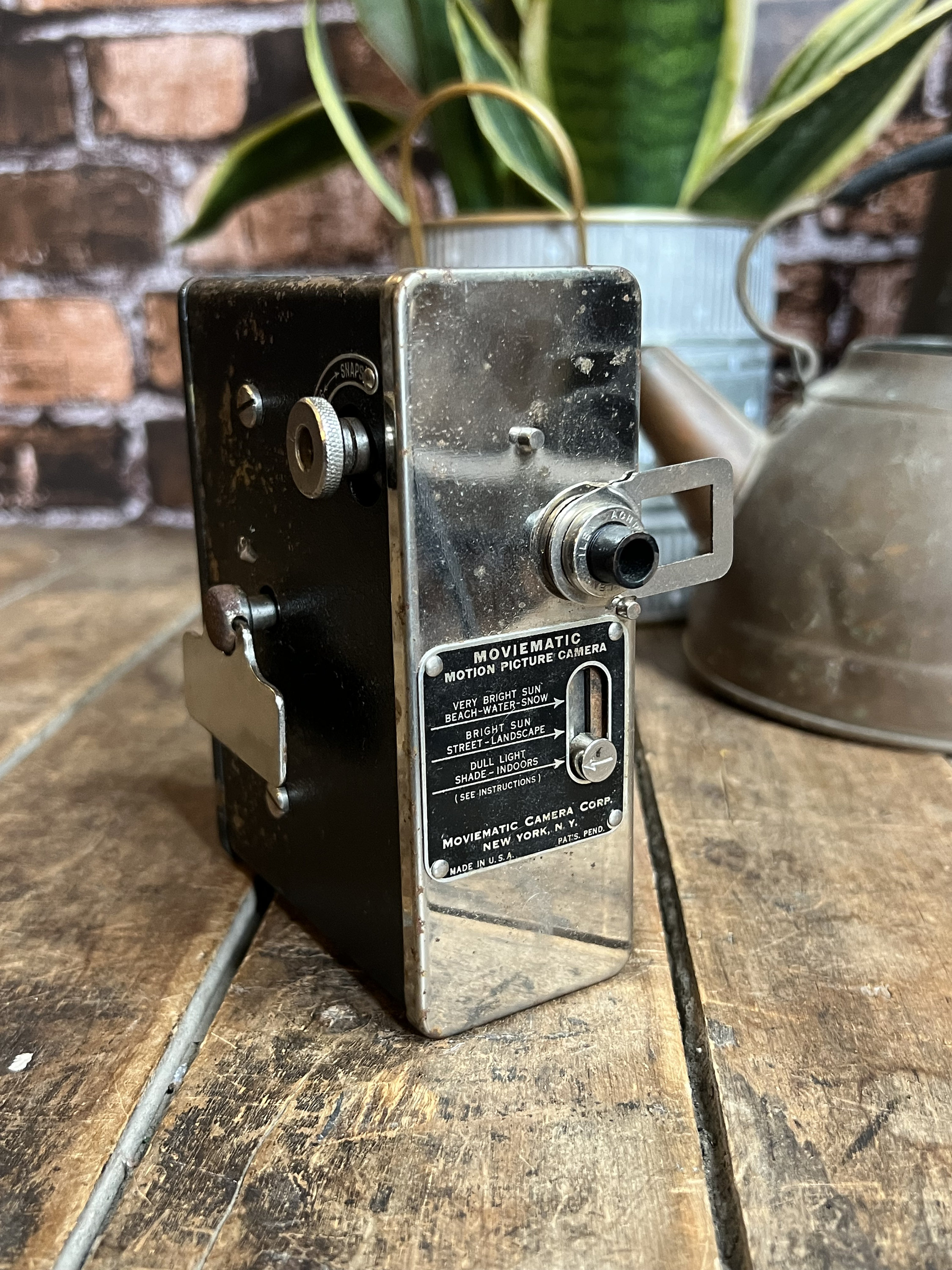 Vintage 1930s Moviematic Motion Picture Camera Made in USA New York, NY ...