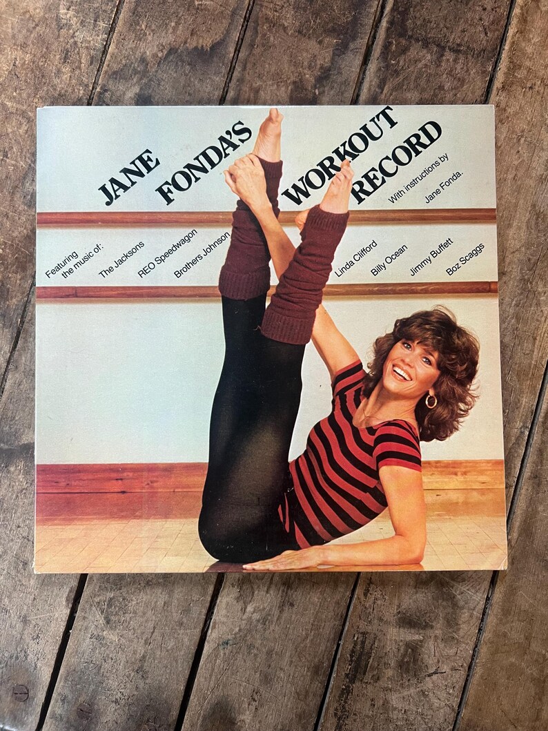 Vintage 1981 Jane Fonda Workout Album: Double LP Vinyl Record - Etsy