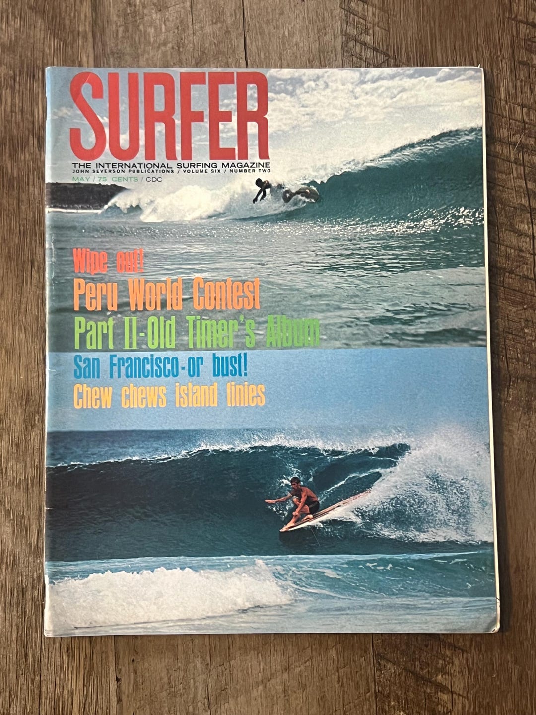 Vintage SURFER Magazine the International Surfing Magazine - May 1965 ...