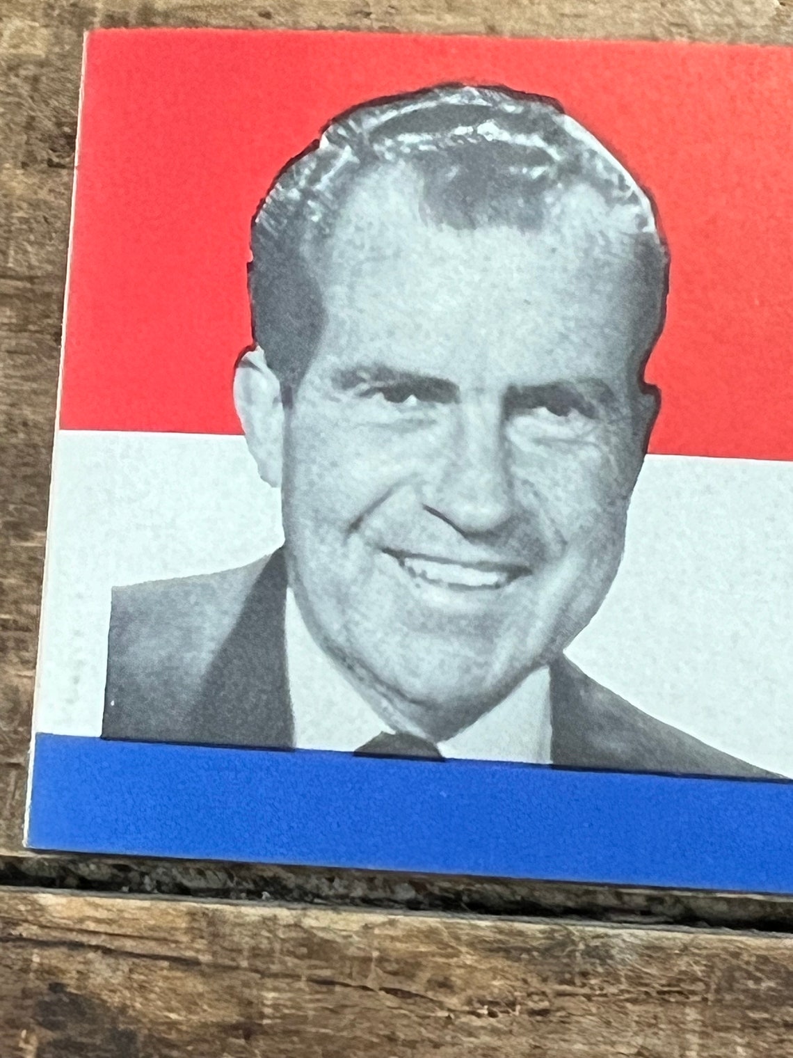 Vintage 1968 Richard Nixon Election Bumper Sticker the One for ...
