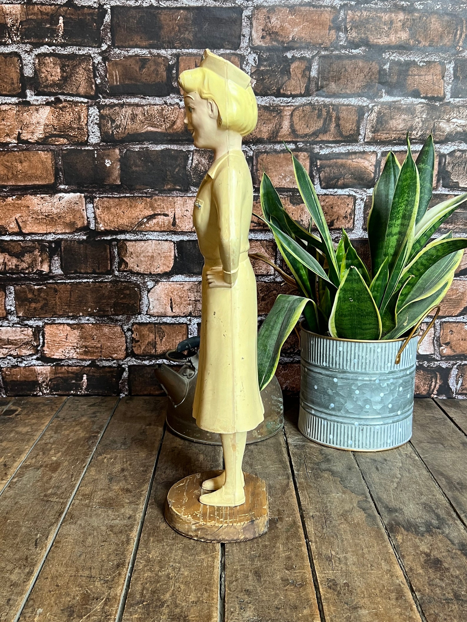 Vintage 1950s MISS CURITY Advertising Statue Curity Brand Band-aids ...