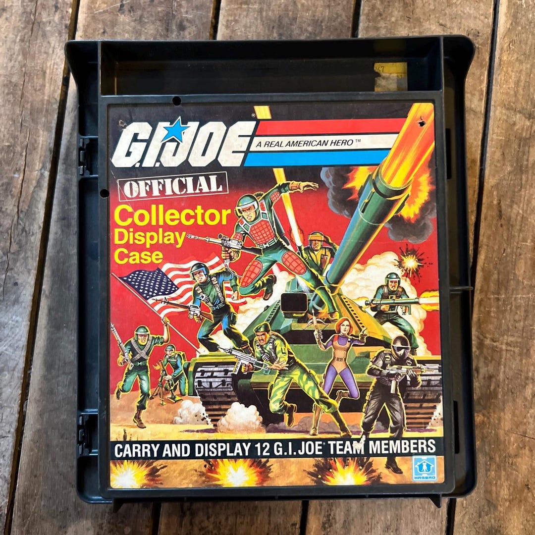 1982 Hasbro - GI JOE Official Collector Display Case - Action Figure ...