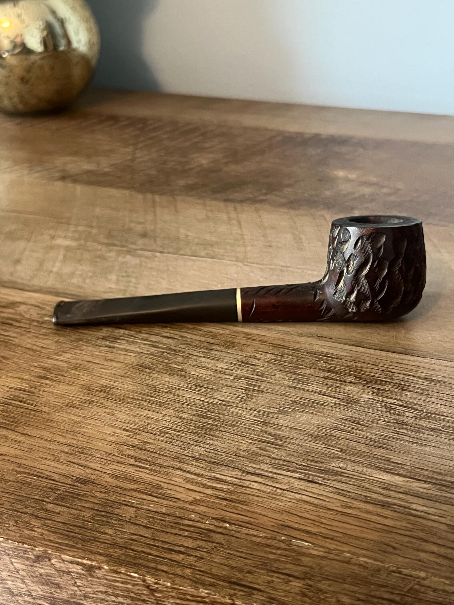 Vintage 1970s Smoke Master Briar Wood Pipe: Billiard Style - Etsy