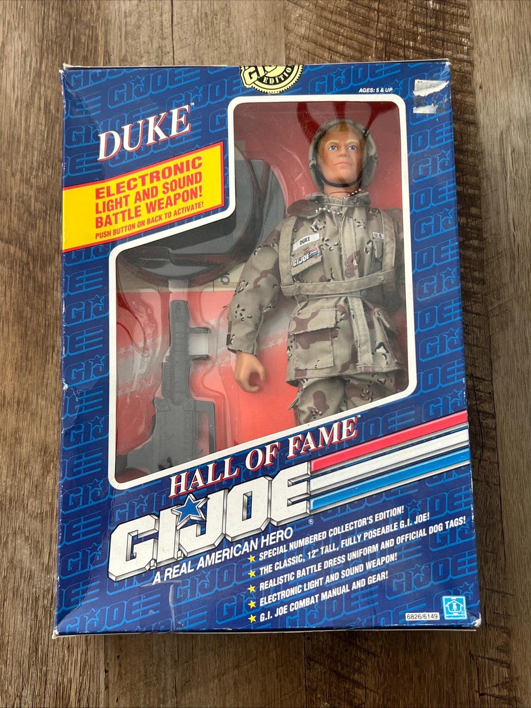 Vintage 1991 Hasbro GI JOE Hall of Fame - DUKE Action Figure - Original ...
