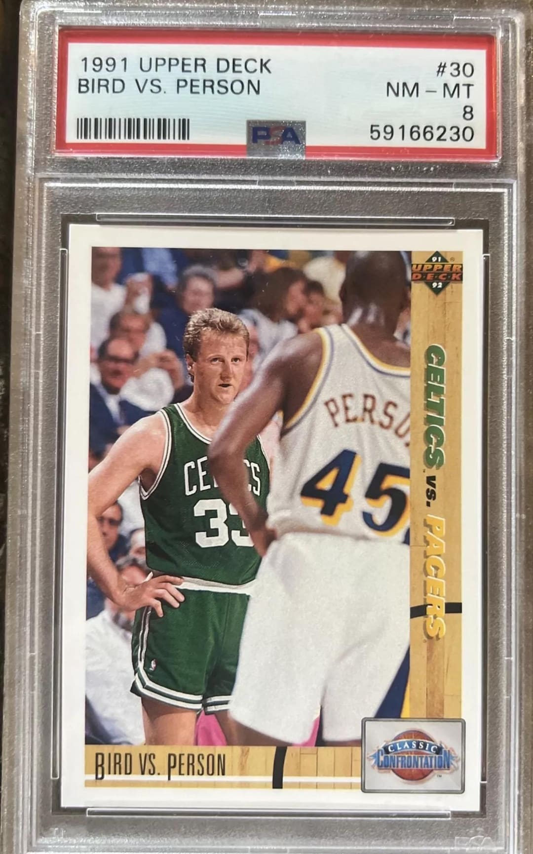 Vintage 1991 Upper Deck - NBA Classic Confrontation - Larry Bird Vs ...