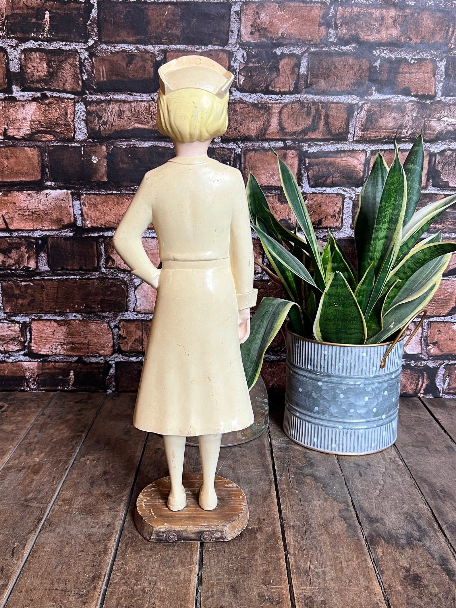 Vintage 1950s MISS CURITY Advertising Statue Curity Brand Band-aids ...