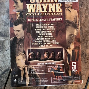 The John Wayne Collection 5 DVD Box Set - 10 Full Length Feature Films ...