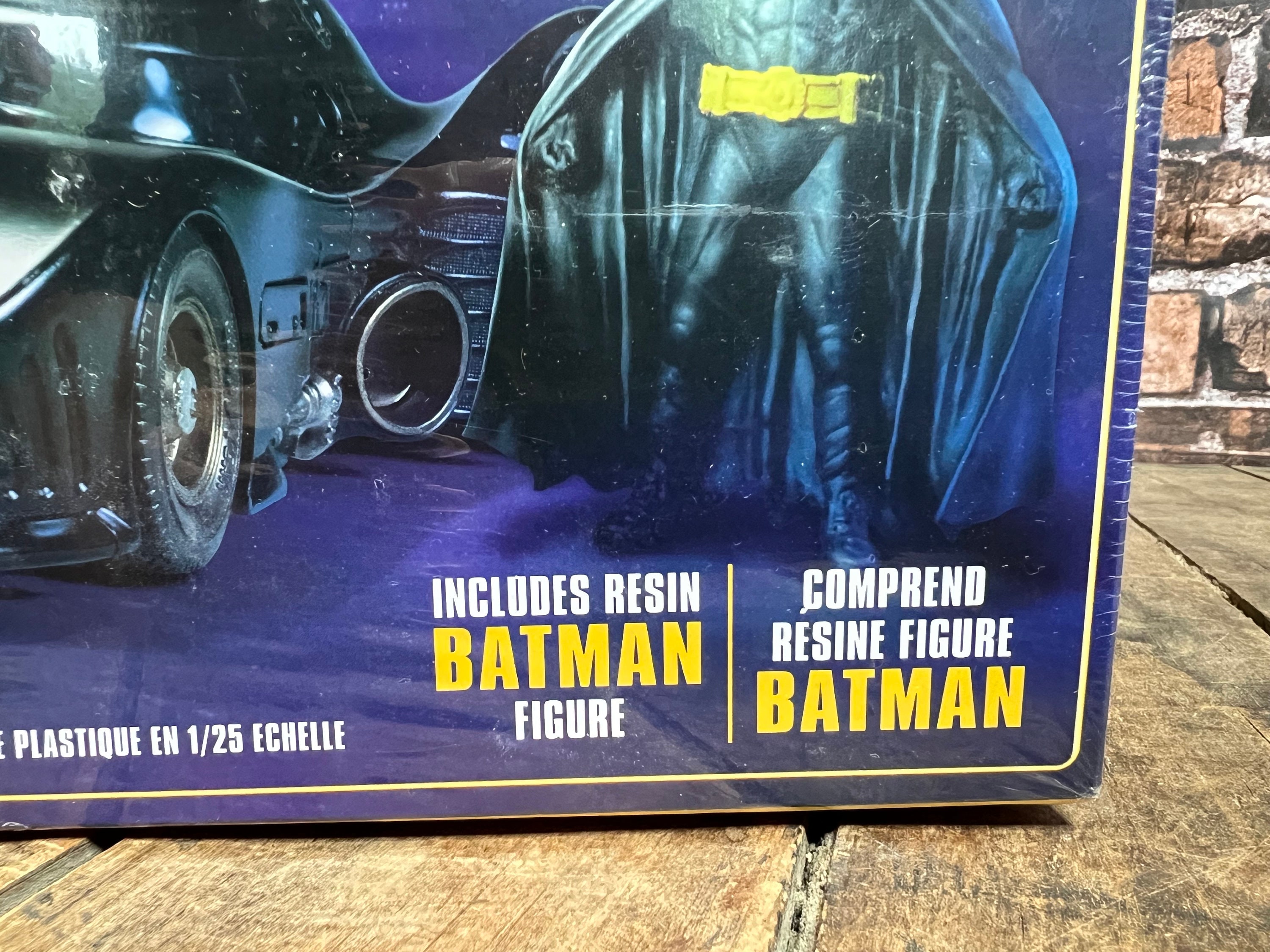 Vintage 1989 Batman and the Batmobile AMT Model Kit Complete Sealed in ...