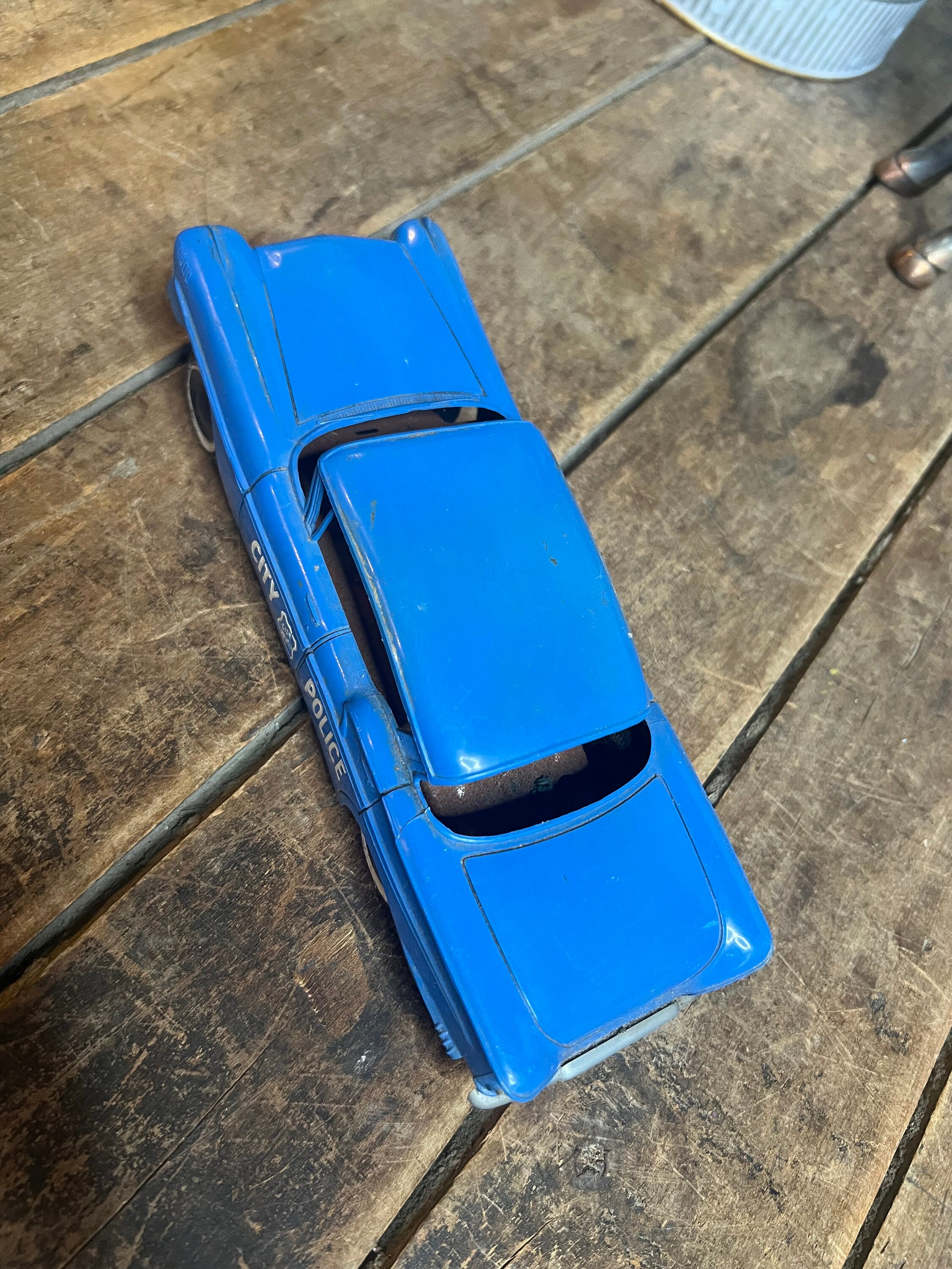 Vintage 1958 Impala City Police Cruiser Friction Toy Car - Etsy