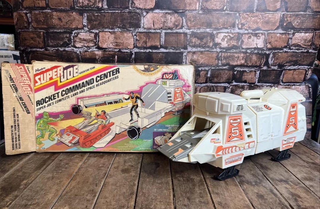 Vintage 1977 Hasbro - GI JOE SUPERJOE - Rocket Command Center #7570 ...